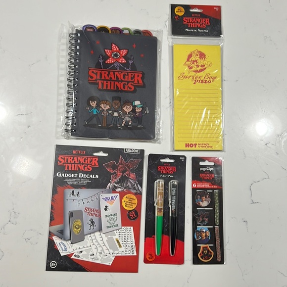 Netflix | Office | Stranger Things Notebook Notepad Pens Bookmarks And ...